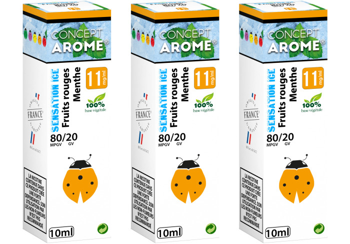 CONCEPTAROME 3x10ml - 11MG - Flacons 80/20 - E-Liquides - Protabac