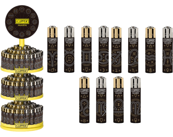 C.144 CLIPPER large CP11 ASTRAL BK - Carrousel | Présentoir - Briquets ...