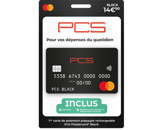Carte paiement PCS MASTERCARD - Cartes de paiement - Multimédia - Protabac