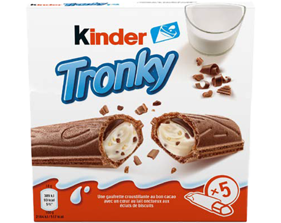 B.20 barres KINDER TRONKY - Chocolat FERRERO - 🍫Barres chocolat ...