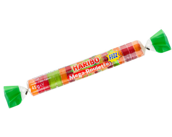 P.40 Mega roulette HARIBO FIZZ - Tubos vrac HARIBO - Bonbons gélifiés ...