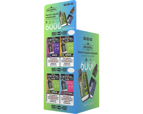 Display 12 starters kits CRYSTAL CL 6000 - CRYSTAL CL 6000 - PUFF ...