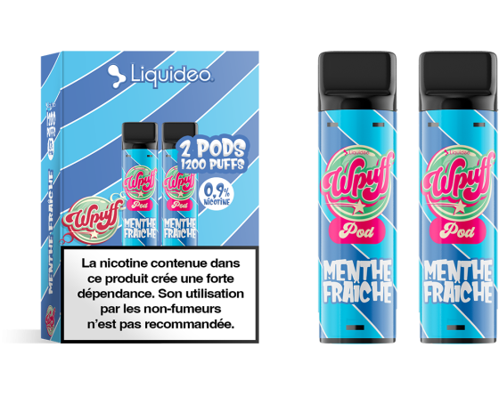 POD MENTHE FRAÎCHE 9MG - 9mg - WPUFF 2 pods - WPUFF - PUFF & Pods ...